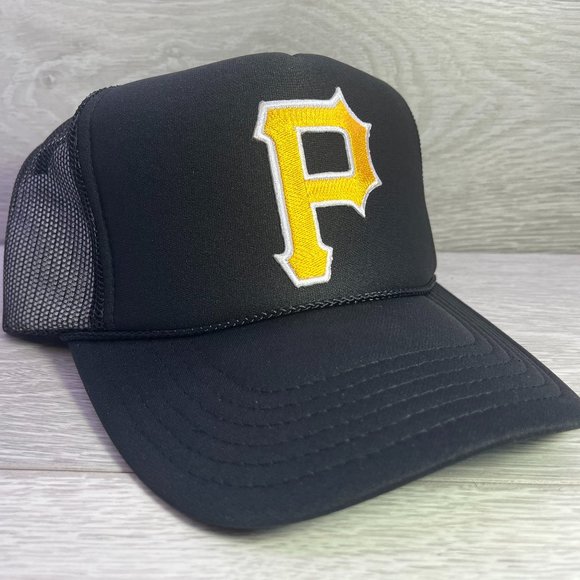 OTTO | Accessories | New Pittsburgh Pirates Black Trucker Snapback Hat ...